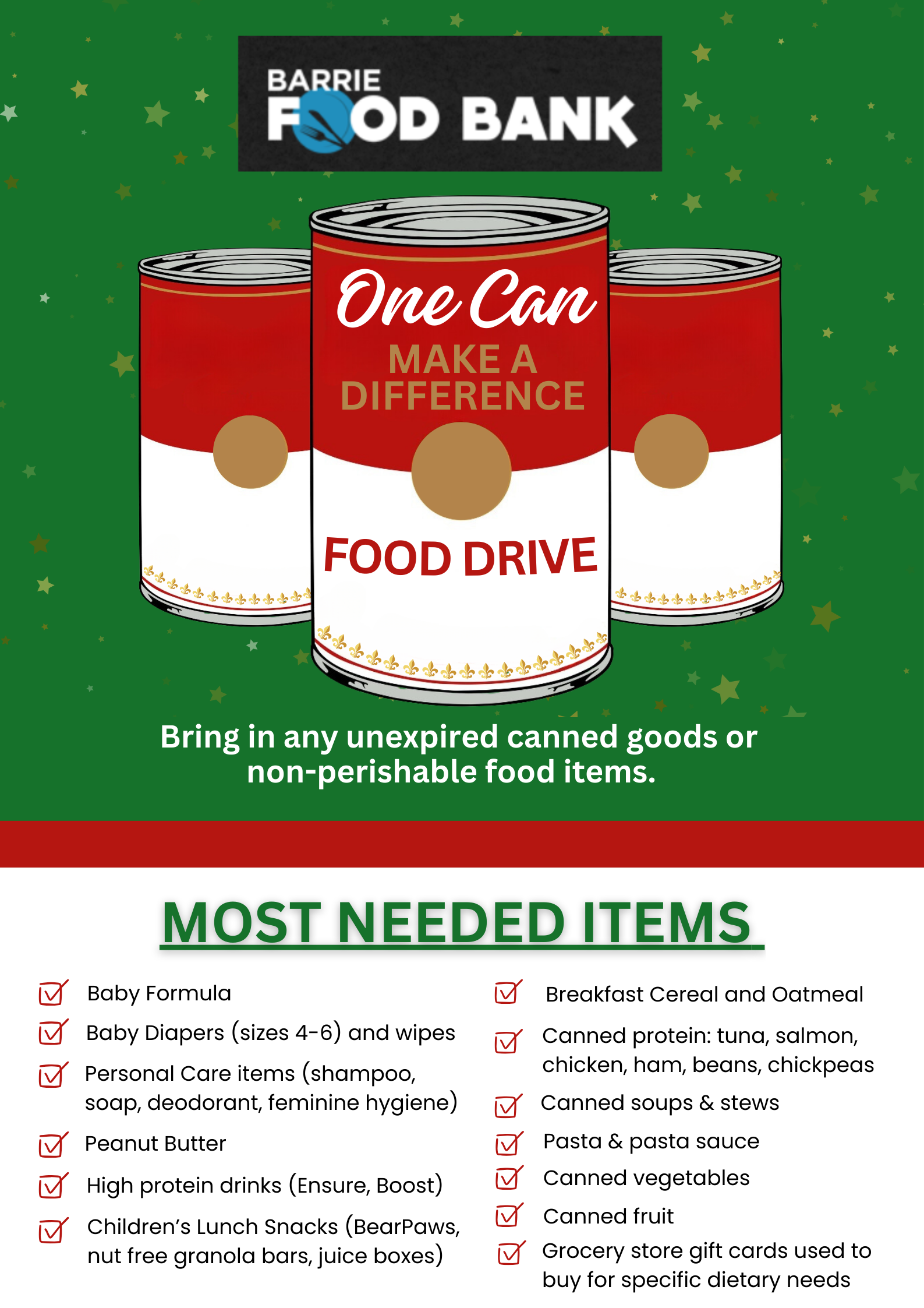 GET INVOLVED - Barrie Food Bank